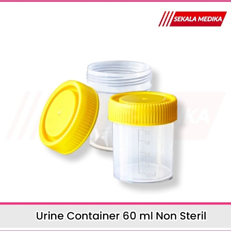 Jual Urine Container 60 Ml Pot Urin Non Steril Kuning / Pcs | Shopee ...