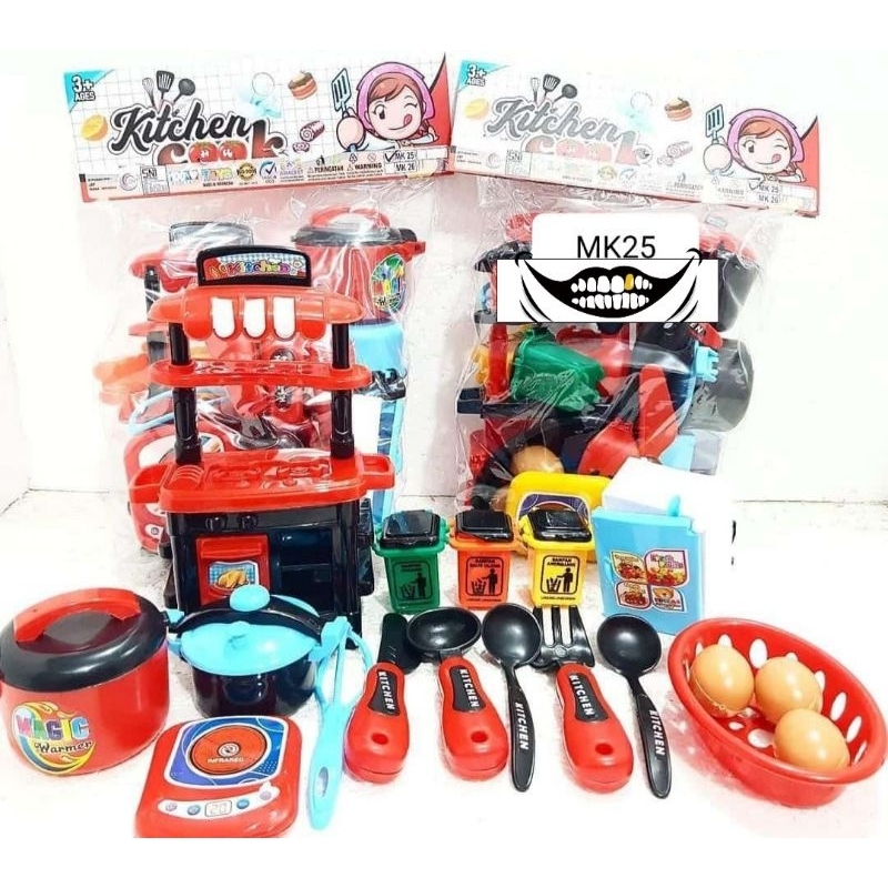 Jual MK 25 MAINAN KITCHEN SET KITCHEN COOK DAPUR SET AXSESORIS | Shopee Indonesia