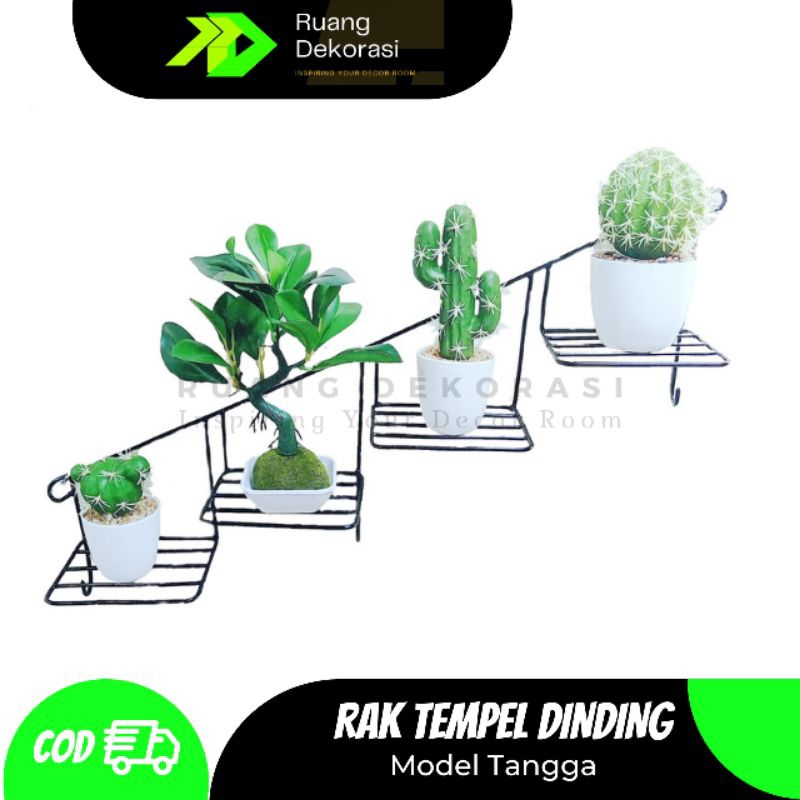 Jual Rak Bunga Tempel Dinding Rak Pot Bunga Rak Dinding Unik Model ...