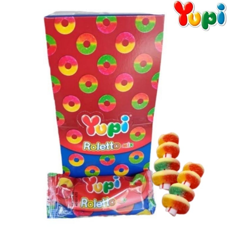 Jual Yupi Beat Me Waffle Sandwich Roletto Mix isi 12pc | Shopee Indonesia