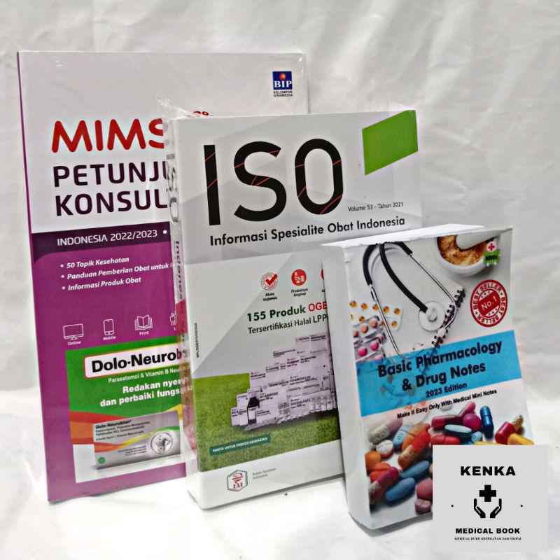 Jual BUKU MIMS ed.22 2022-2023, ISO VOL.53, BASIC FARMAKOLOGI 2023 ...