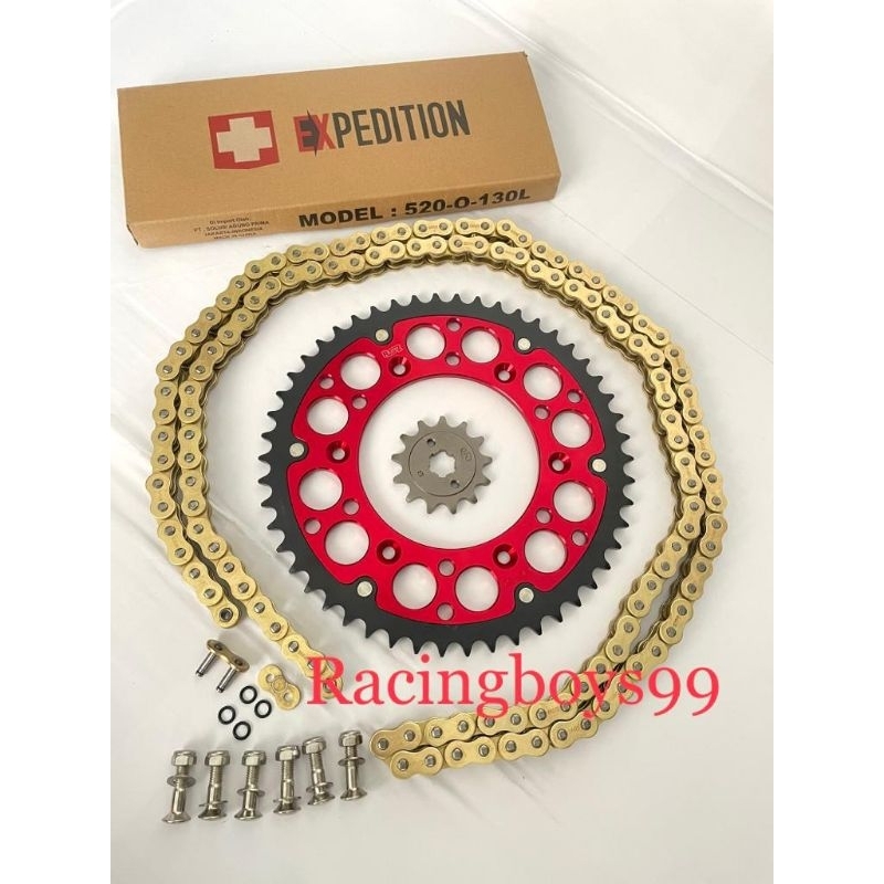 Jual Gear Set 520 CRF 150L CRF 230 ROZ Set Rantai O Ring Expedition ...