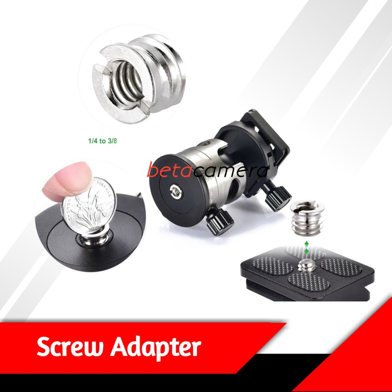 Jual Convert Screw adapter Male 1.4 to 3.8 inch inchi Adapter Converter ...