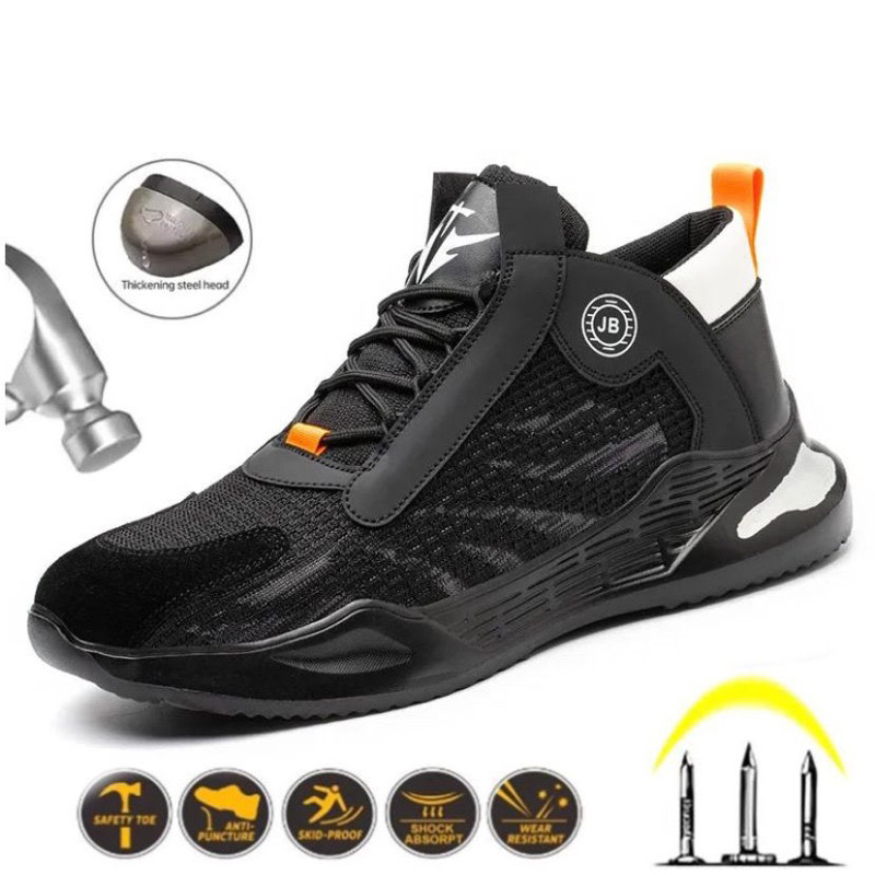 Jual Sepatu Safety Sneakers Ringan JBS 780 Ujung Baja Tahan Tusukan ...