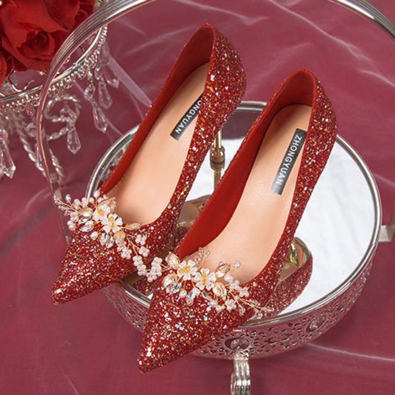 Jual BS-15 3-8 cm no.34-40 Heels pesta impor sepatu pesta wanita heels ...