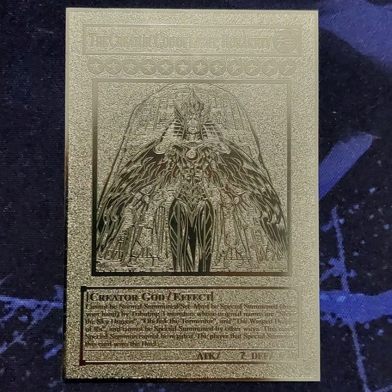 Jual Kartu Yugioh Logam Horakhty the Creator of Light - Metal Card ...