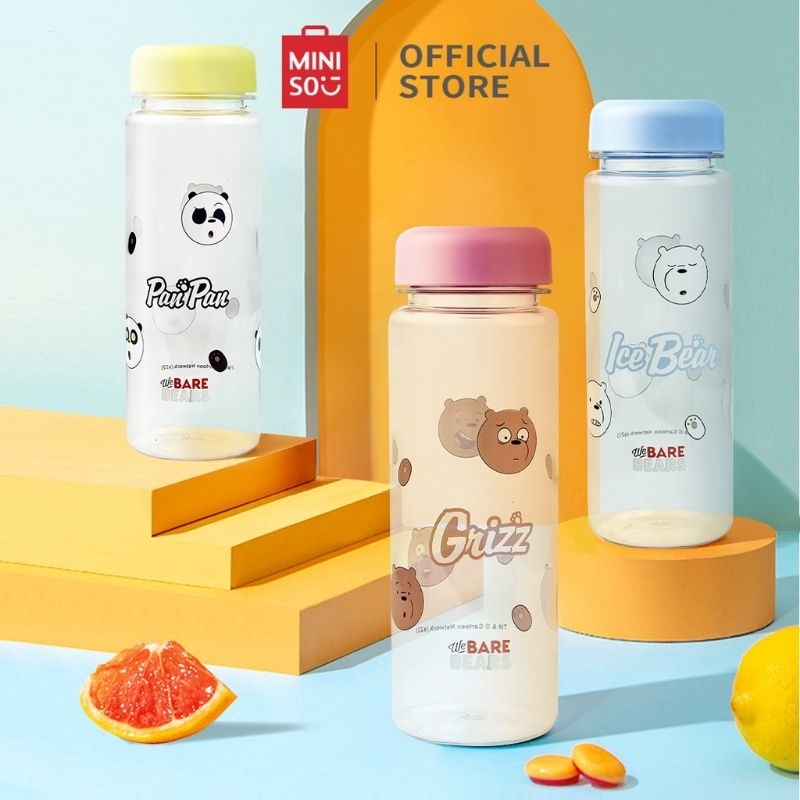 Jual miniso botol minum we bare Bears Botol Air Minum 500ml -1000ml ...