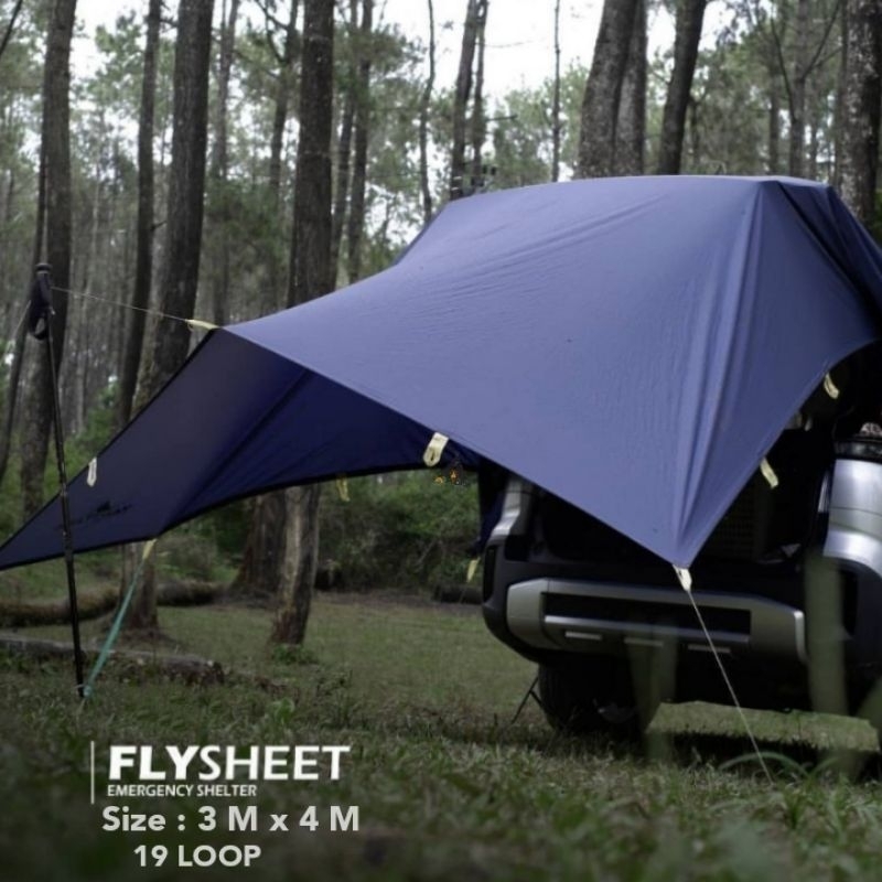 Jual FlySheet Besar Ukuran 3x4 Meter dan 2x3 Meter Dengan 19 Lubang ...