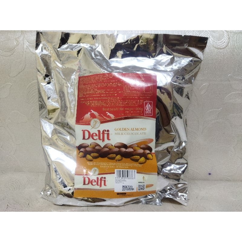 Jual DELFI GOLDEN ALMOND KEMASAN 1 KG / COKLAT DELFI GOLDEN ALMOND ...
