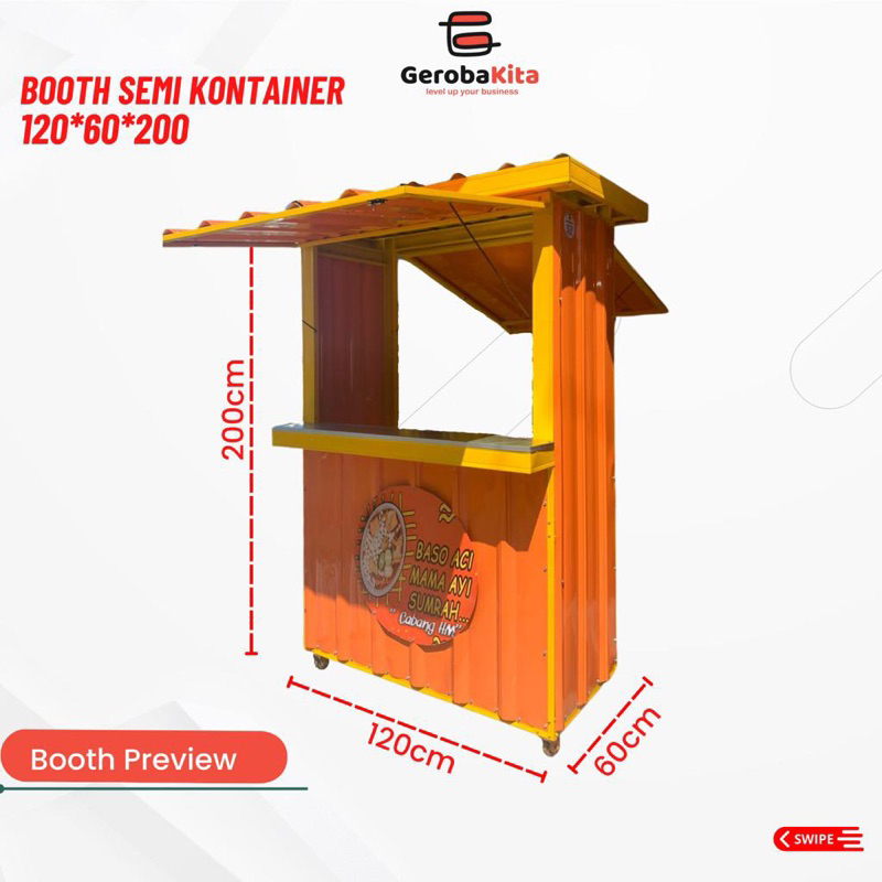 Jual Booth Semi Container | Shopee Indonesia Jual Booth Semi Container | Shopee Indonesia