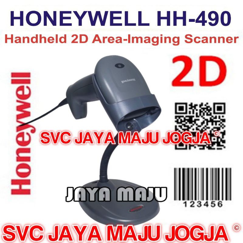 Jual HONEYWELL HH 490 - USB - 2D 1D || BARCODE SCANNER - IMAGER ...