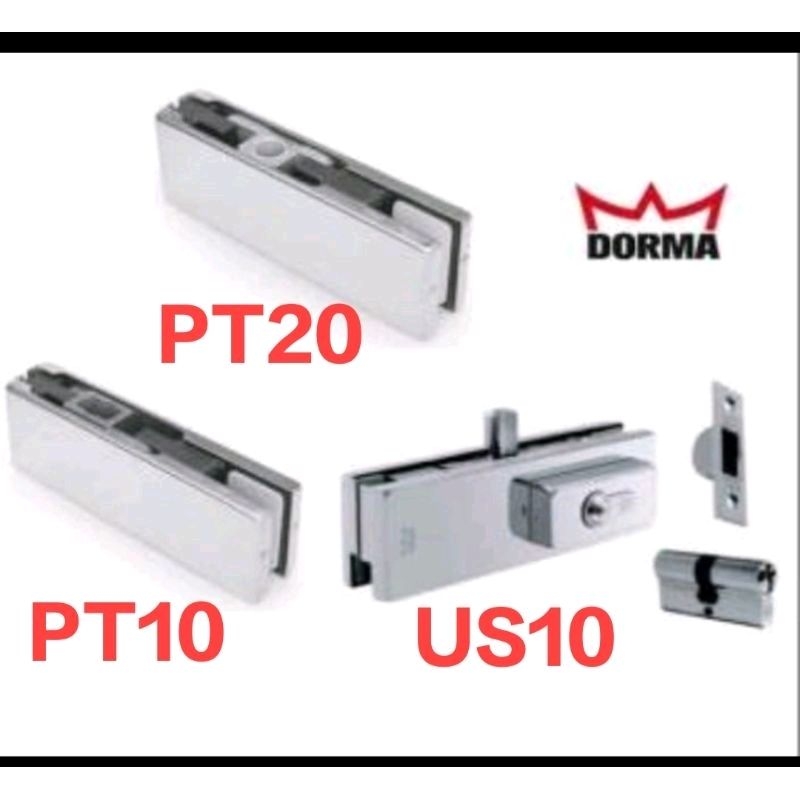 Jual engsel tanam Dorma patch fiting set dorma pt10 pt20 us10 | Shopee ...