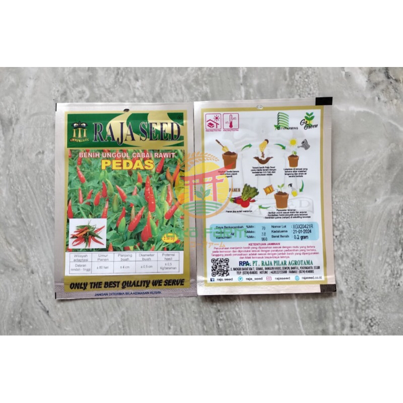 Jual Raja Seed Benih Unggul Cabai Rawit Pedas | Shopee Indonesia