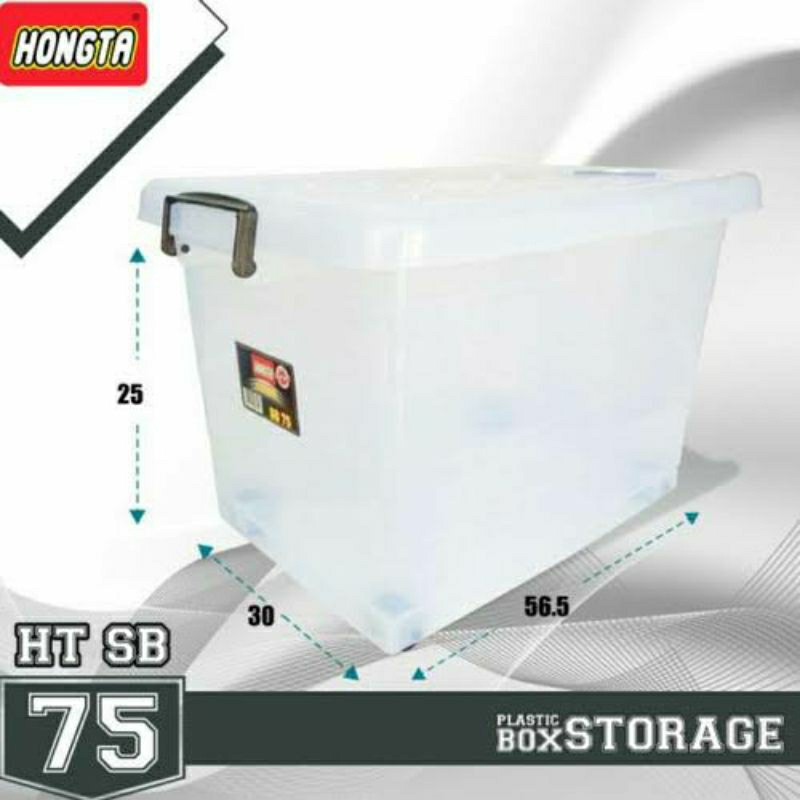 Jual Box Container Penyimpanan Kontainer Storage Box Hongta SB 75 SB75 ...