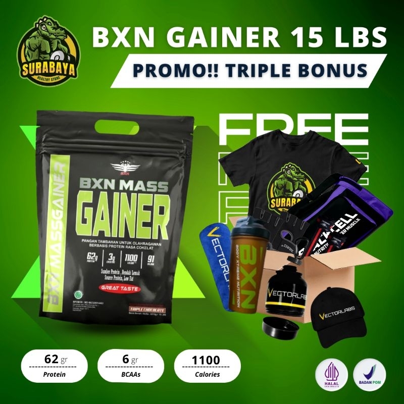 Jual BXN Xtreme Mass Gainer 15 Lbs Susu Protein Penambah Berat Badan ...