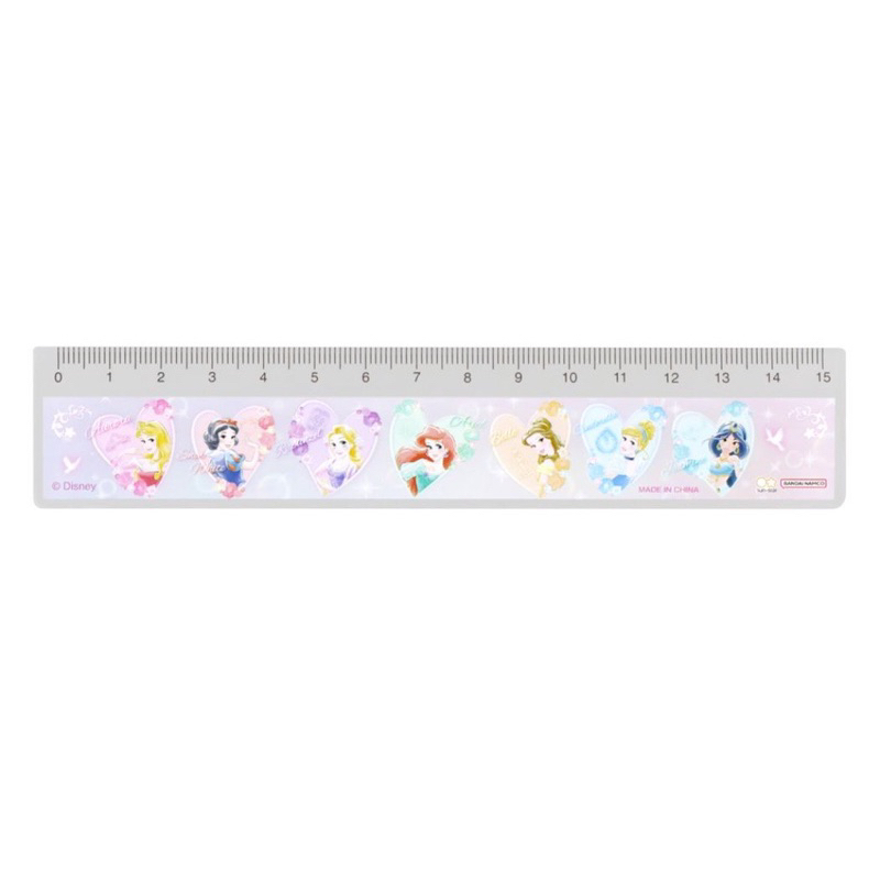 Jual Ruler 15cm Disney Princess Rapunzel Ariel Belle Cinderella Jasmine ...