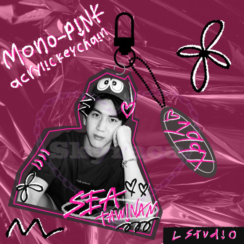 Jual Mono-p!nk ^ acrylic keychain • L Studio | Shopee Indonesia