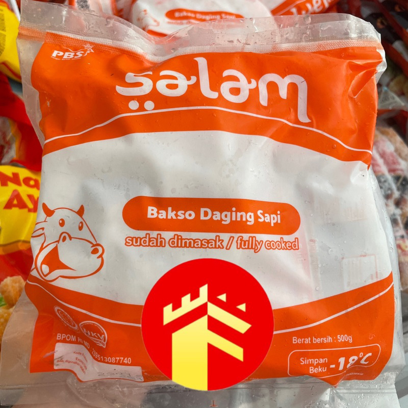 Jual SALAM BAKSO SAPI 50 PCS 500 GR BASO DAGING SAPI 500 GR | Shopee ...