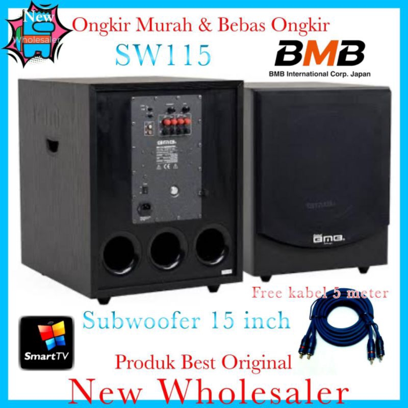 Jual Subwoofer Bass Bmb Sw115 original speaker 15 inch Sub sw 115 resmi ...