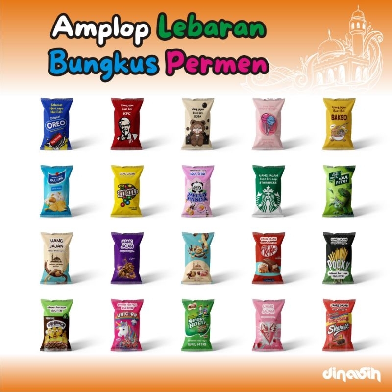 Jual amplop lebaran permen lucu dan unik | Shopee Indonesia