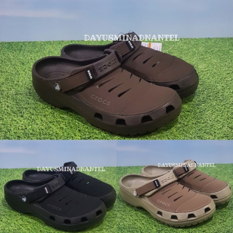 Jual Crocs Yukon Leather / Sepatu Sandal Crocs Yukon / Sandal Crocs ...