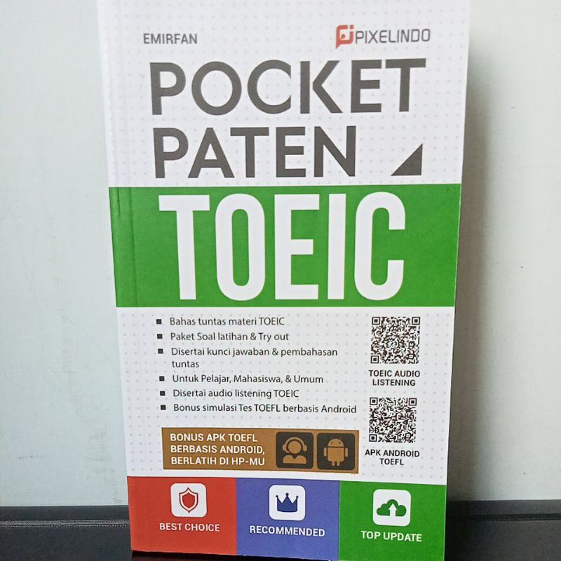Jual Pocket Paten TOEIC - Emirfan | Shopee Indonesia