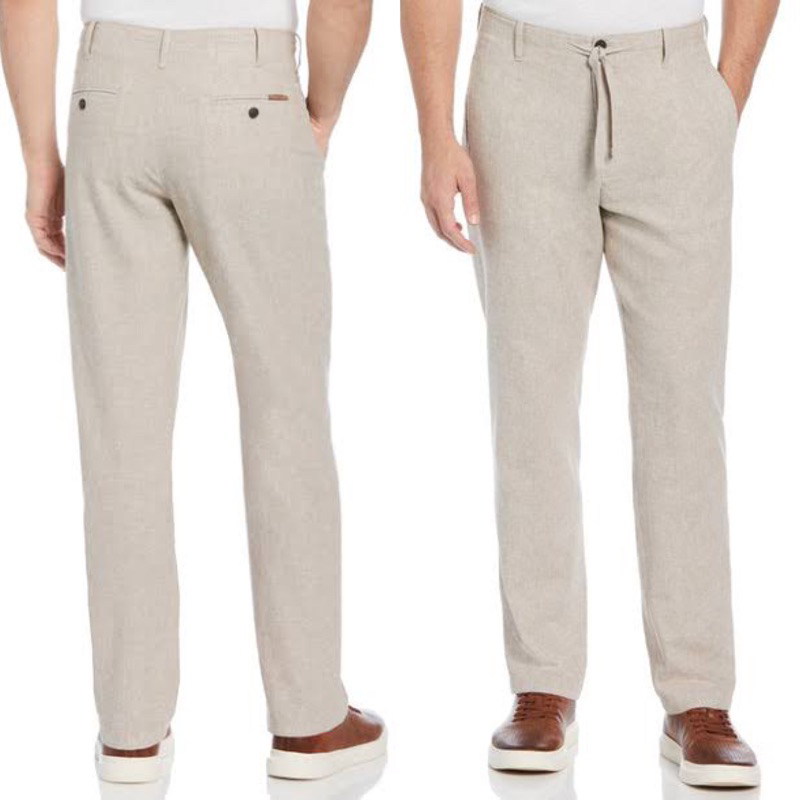 Jual Perry Ellis Linen Blend Drawstring Pants | Shopee Indonesia