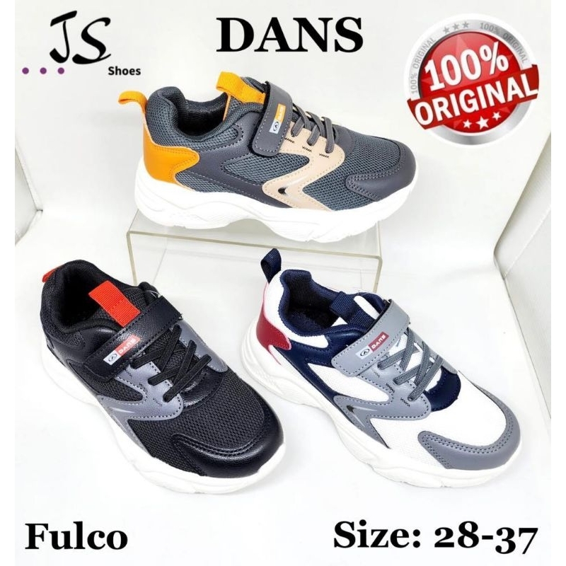 Jual DANS FULCO - SEPATU SNEAKERS SEPATU SEKOLAH ANAK COWOK MERK DANS ...