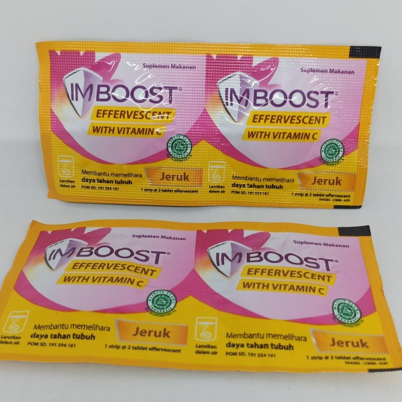 Jual IMBOOST EXTRA VIT C, D EFFERVESCENT RASA JERUK | Shopee Indonesia