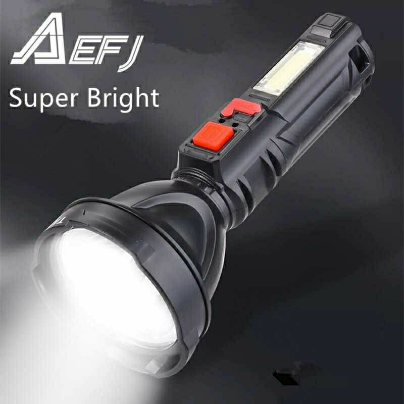 Jual AEFJ Senter LED USB Rechargeable XPE + COB 800mAh - AE830 | Shopee ...