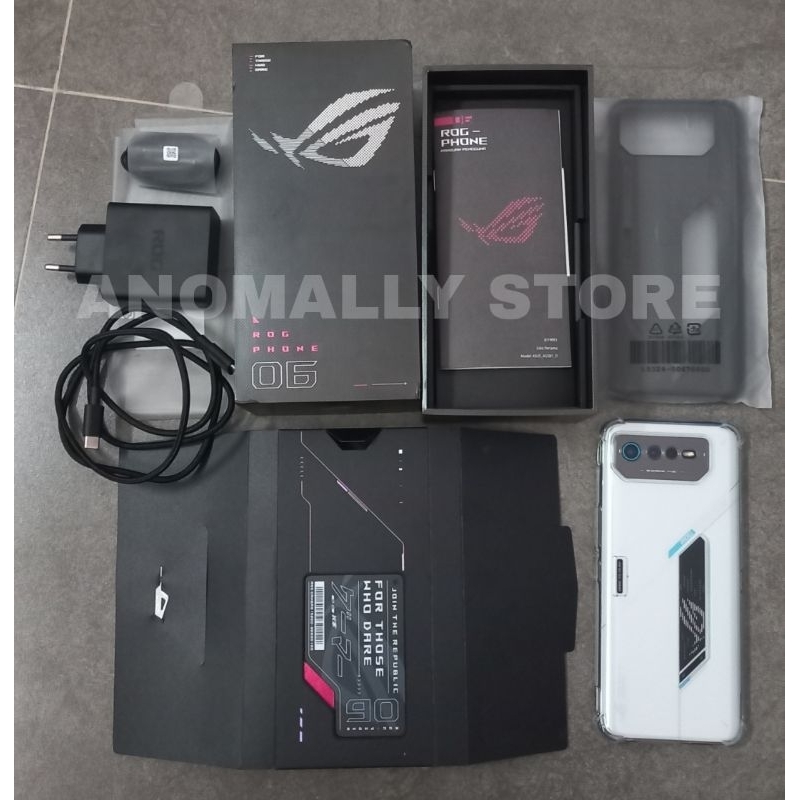 Jual ASUS ROG PHONE 6 RESMI 8/256Gb Fullset Not Black shark red magic ...