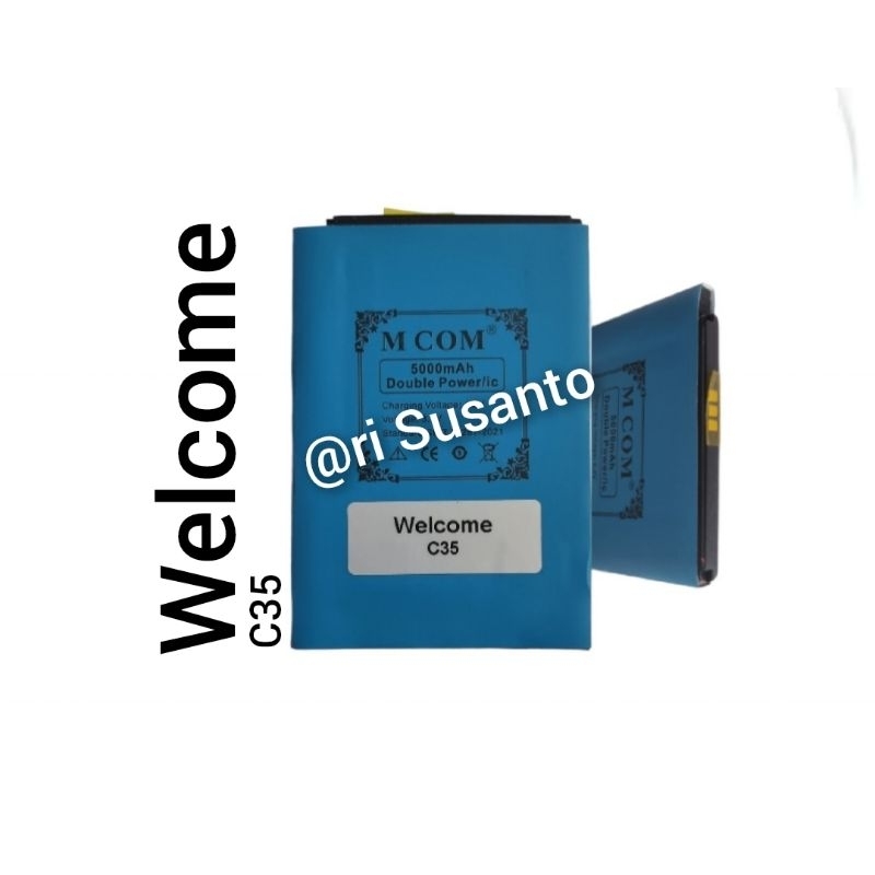 Jual Baterai MCOM for HD Screen Welcome C35 / HOT30 HOT 30 / Not 30s Double Power 5000mAh batere ...