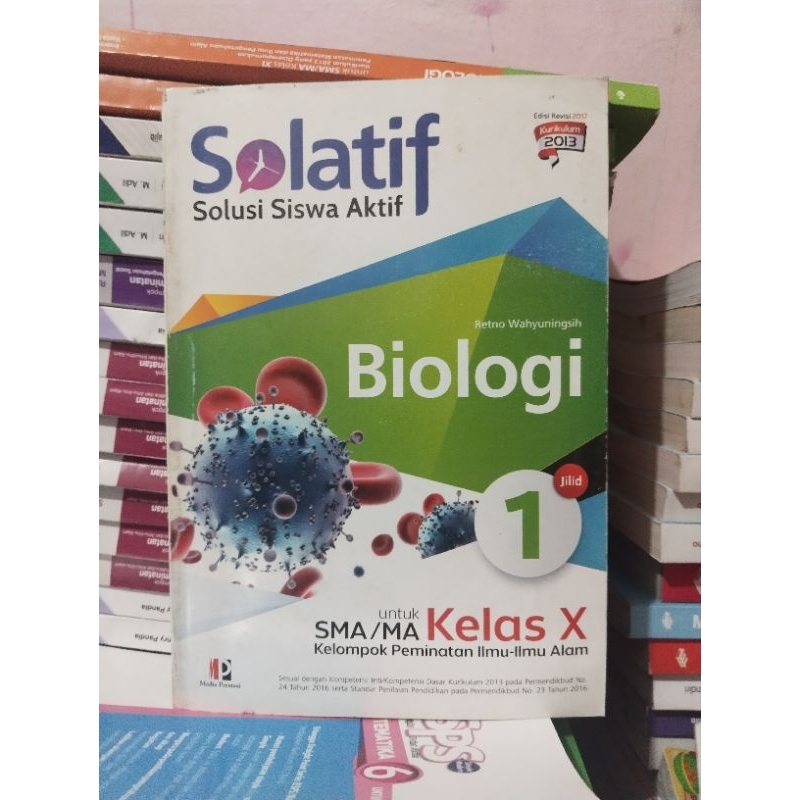 Jual buku solatif biologi untuk kelas 10/X/1 sma/ ma masmedia | Shopee ...