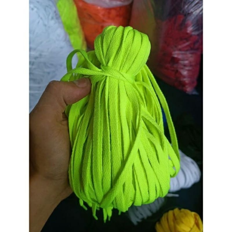 Jual Tali sepatu sneaker | tali sepatu pria wanita gepeng bulat ...
