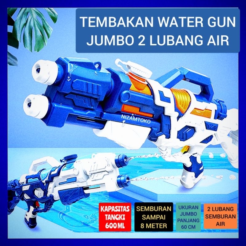 Jual Pistol Mainan Pistol Air Anak Jumbo Water Gun Tembak Tembakan Mainan | Shopee Indonesia