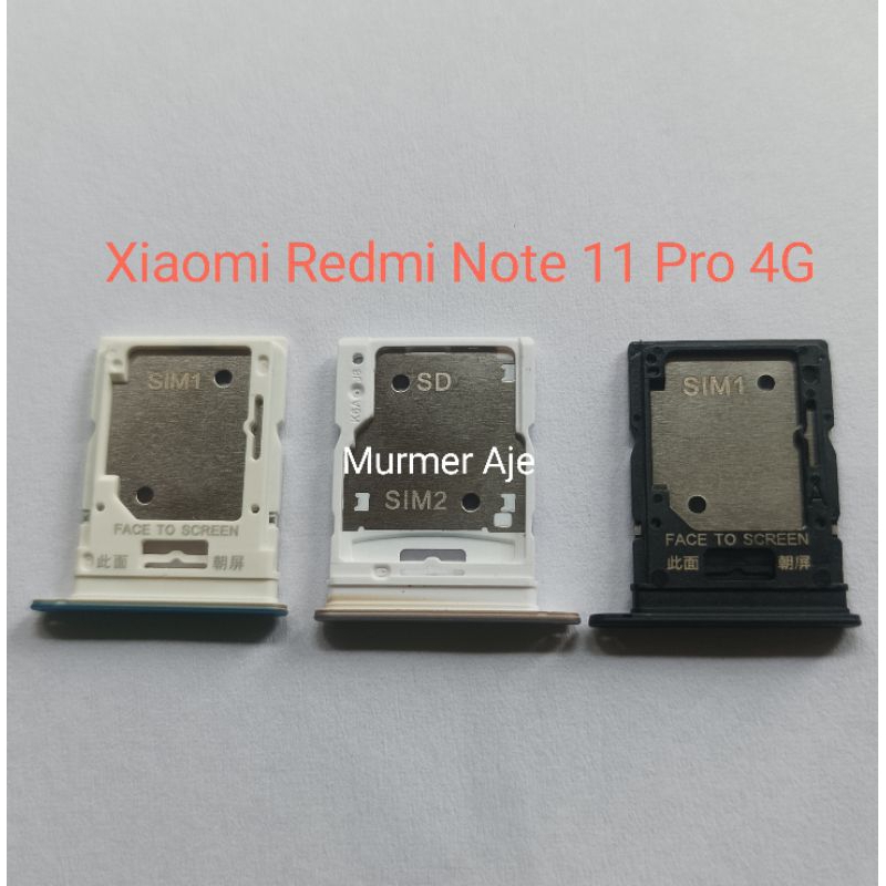 Jual Sim card tray slot sim tempat kartu xiaomi redmi note 11 pro 4G 5G ...