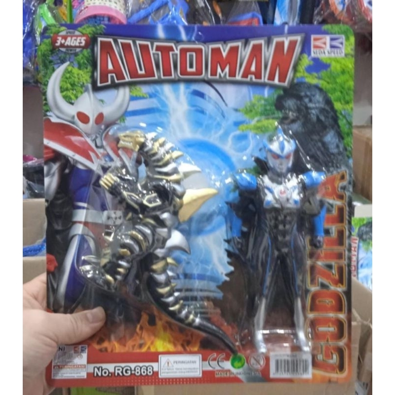 Jual MAINAN ROBOT AUTOMAN MONSTER RG868 | Shopee Indonesia