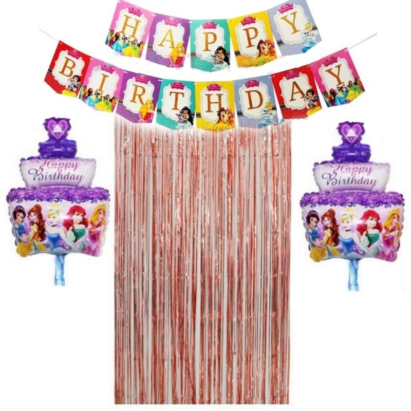 Jual PRINCESS Paket perlengkapan dekorasi pesta ulang tahun PRINCESS ...