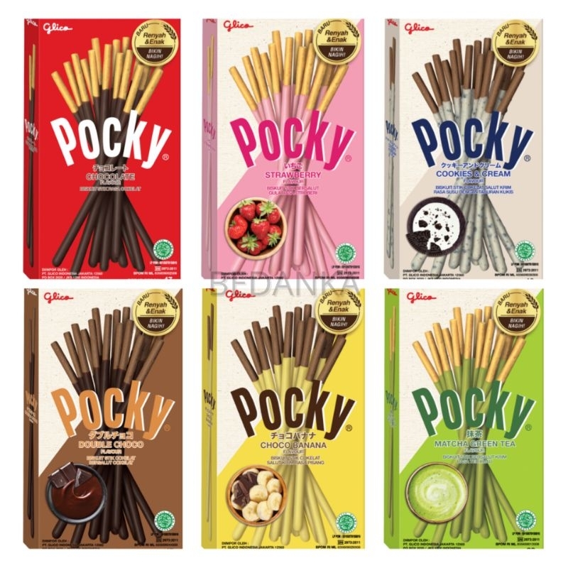 Jual biskuit glico pocky kemasan besar all variant | Shopee Indonesia
