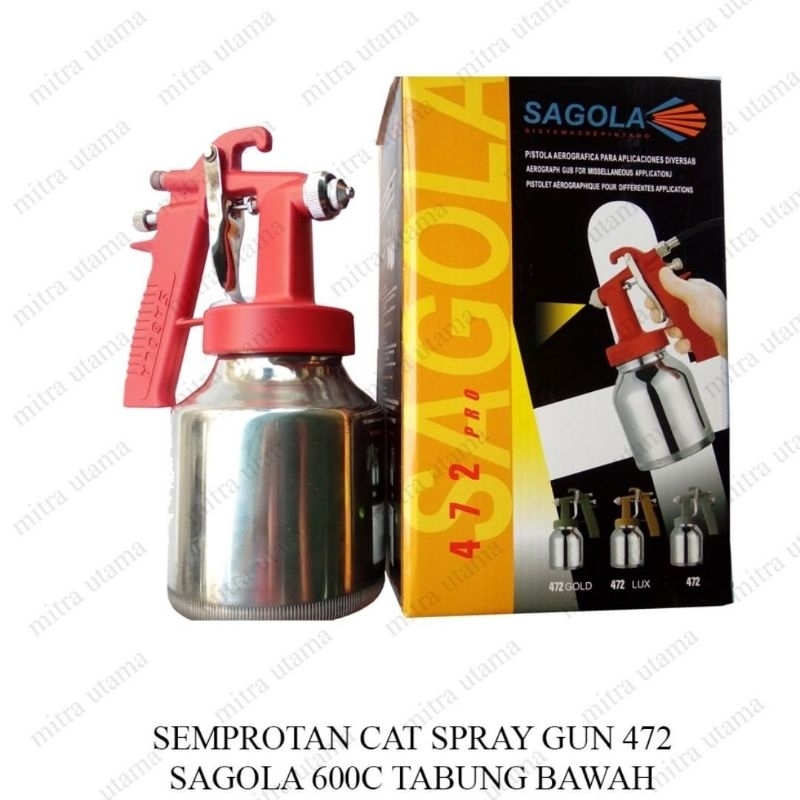 Jual SEMPROTAN CAT SPRAY GUN SAGOLA 472 (TABUNG BAWAH) | Shopee Indonesia