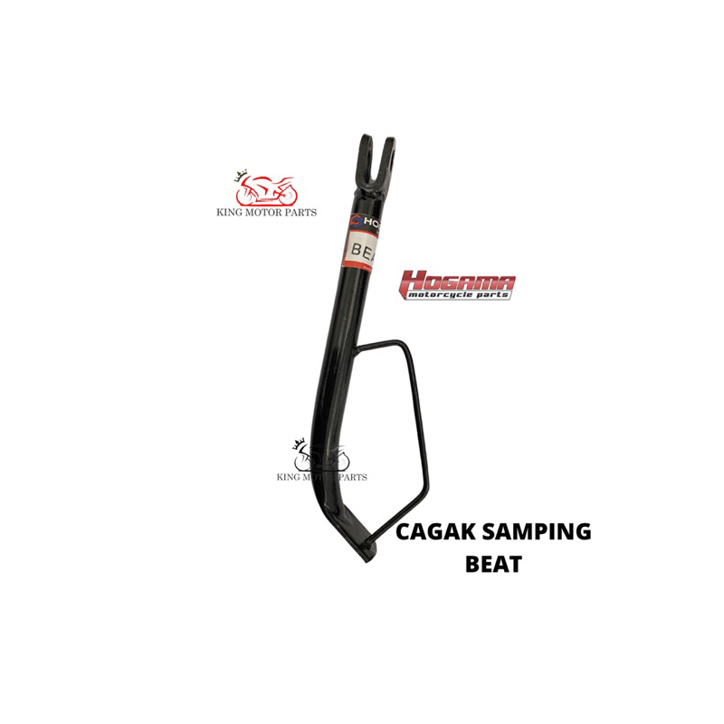 Jual CAGAK/STANDAR SAMPING MOTOR | HONDA BEAT | WARNA HITAM BAHAN TEBAL ...