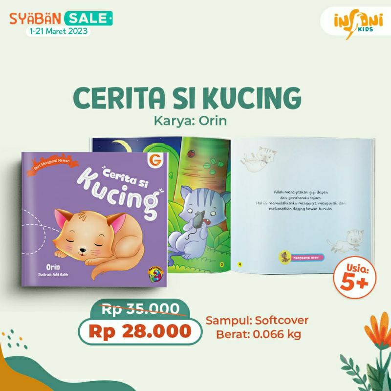 Jual Buku Si Kucing Gema Insani Press | Shopee Indonesia