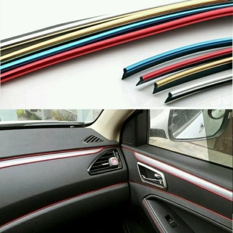 Jual List Dashboard Trim Mobil Strip (5 Meter) | Shopee Indonesia