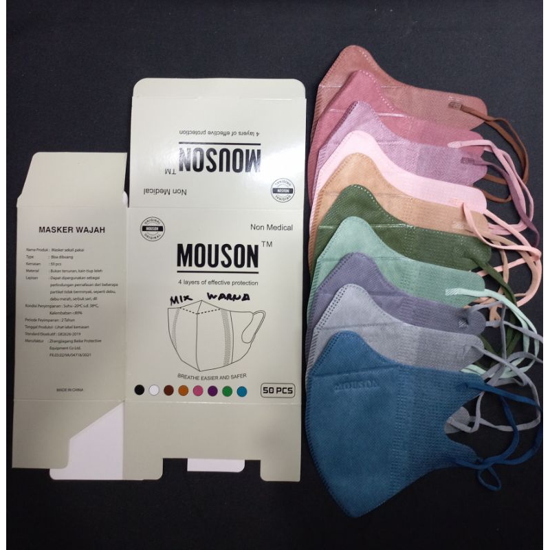 Jual DB MOUSON MIX WARNA , 1 Box Mix Warna | Shopee Indonesia