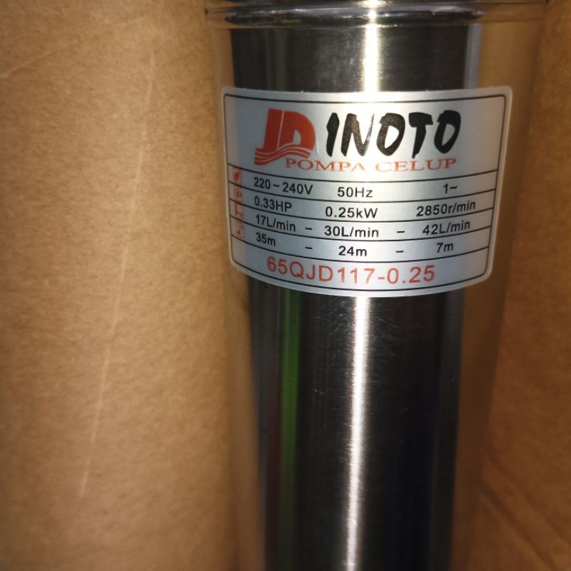 Jual pompa celup Submersible INOTO 2.5' kabel 40 meter | Shopee Indonesia