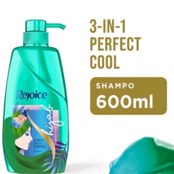 Jual Rejoice Hijab Shampo 3in1 Perfect Cool 600 ml / Perfect Cool 340 ML | Shopee Indonesia