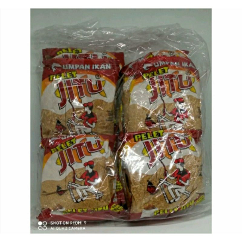 Jual GROSIR umpan pancing PELET JITU MERAH (1 pack) isi 20 pcs | Shopee ...