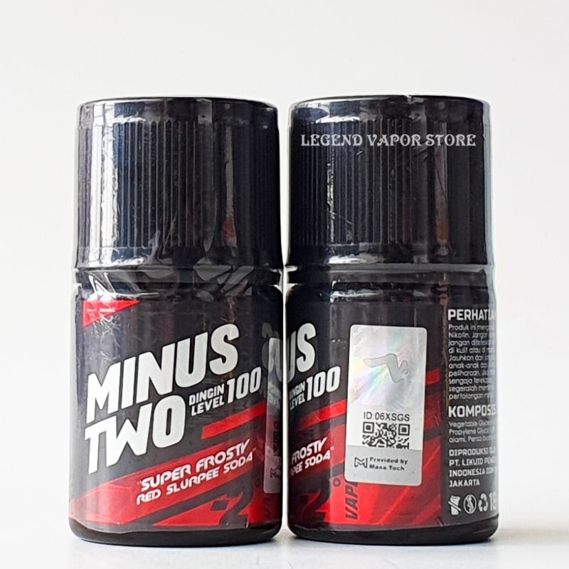 Jual FREEBASE - LIQUID MINUS TWO V3 Red Slurpee Soda 60ML 3MG AUTHENTIC | Shopee Indonesia