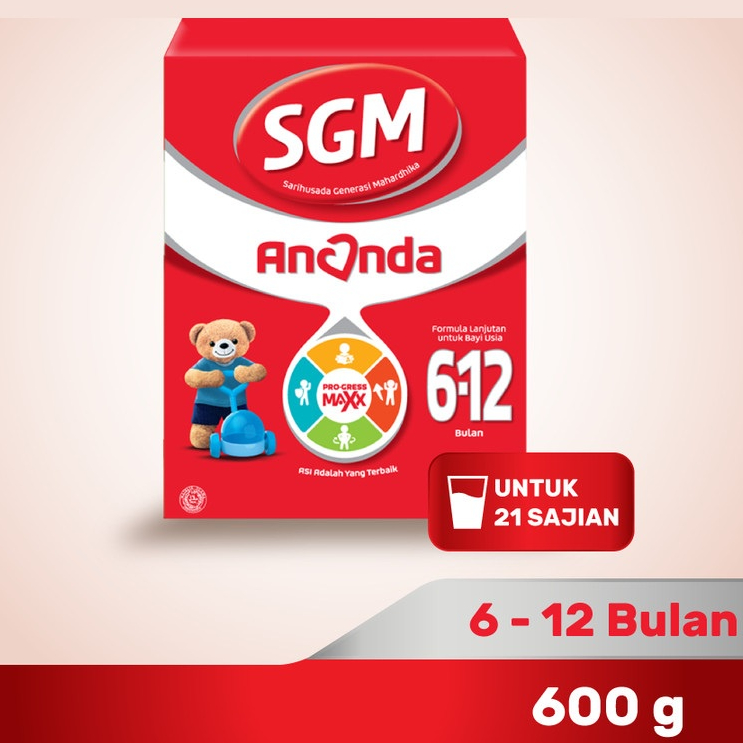 Jual SGM Ananda 2 Susu Formula Bayi 6-12 Bulan 600 Gr Box 600Gr 1000 1 ...