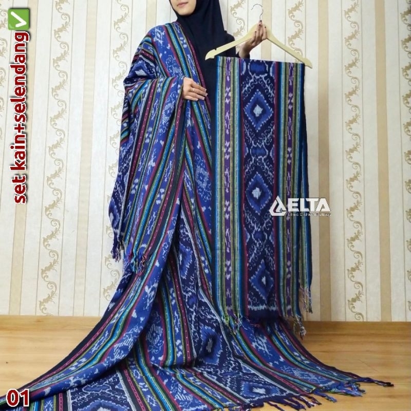 Jual Set kain selendang tenun etnik | Shopee Indonesia